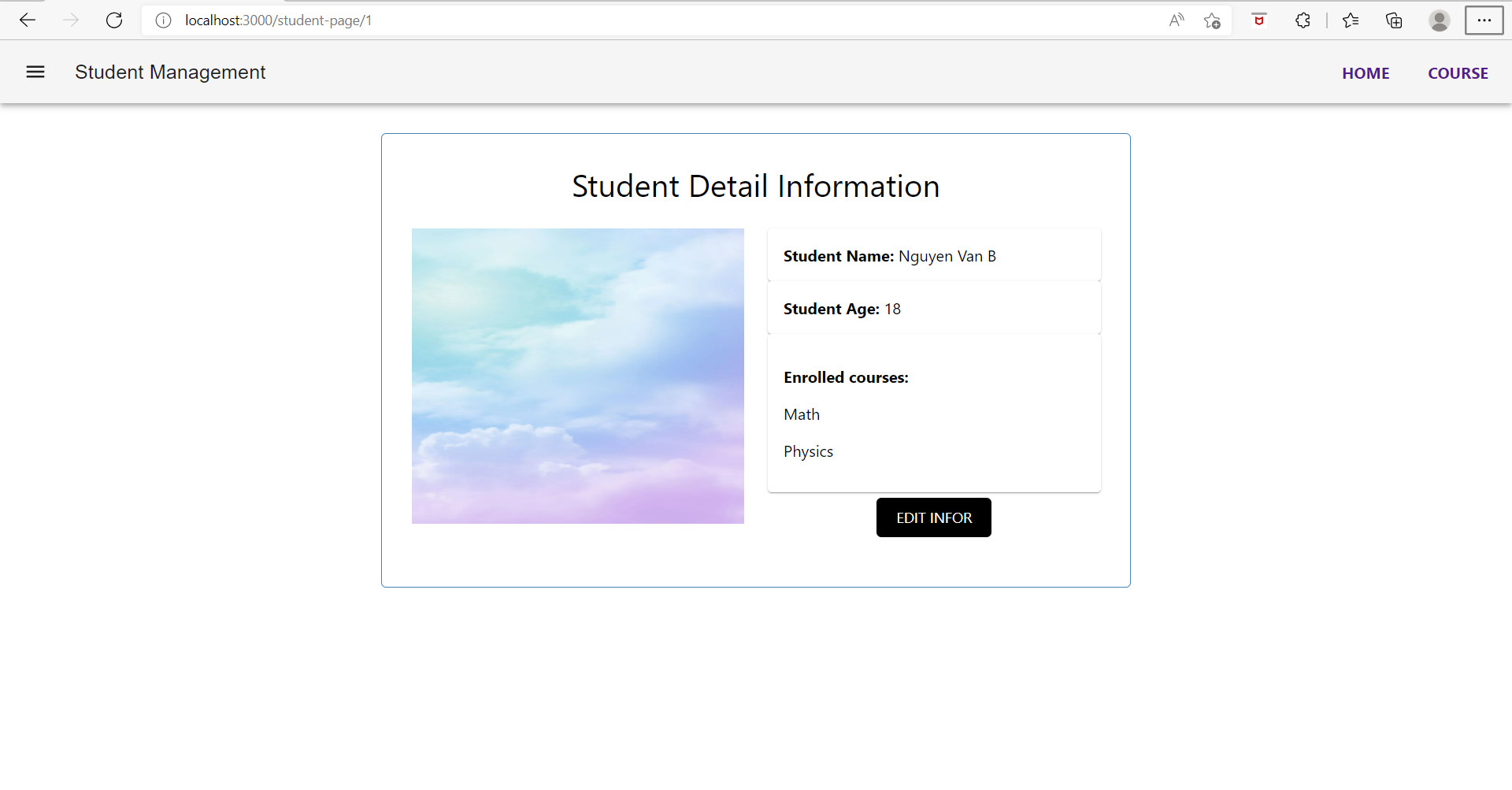 GitHub - thanhduycao/BENIT-StudentCourseProject: Practice fullstack ...