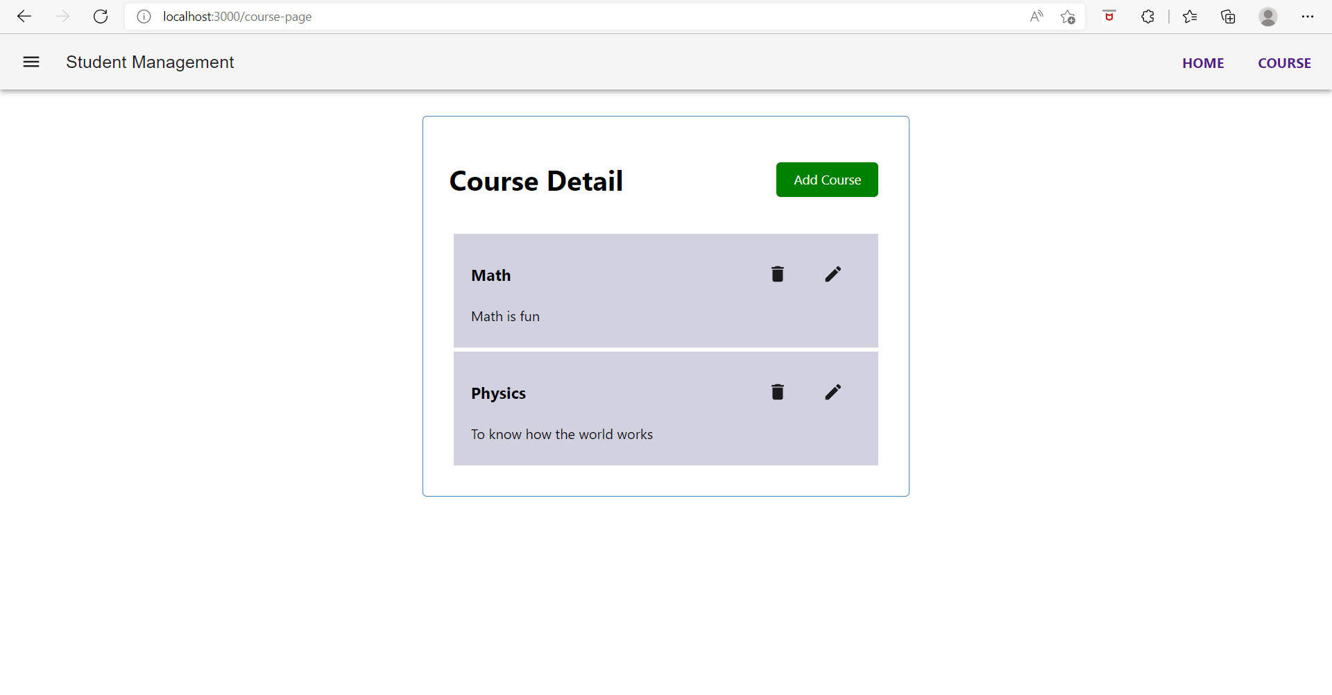 GitHub - thanhduycao/BENIT-StudentCourseProject: Practice fullstack project with Backend ...